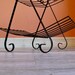 Black Metal Two Tier Magazine Rack Modern Metal Wire Scroll - Etsy