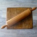 Vintage Solid Wood Rolling Pin, Rustic Farmhouse Country Kitchen Decor ...