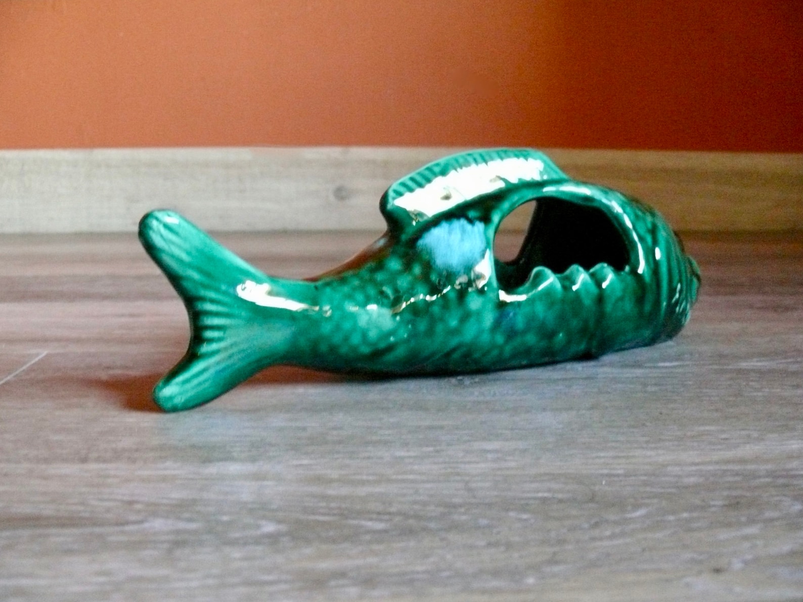 Souvenir Florida Green Ceramic Fish Ashtray Vintage Fish | Etsy