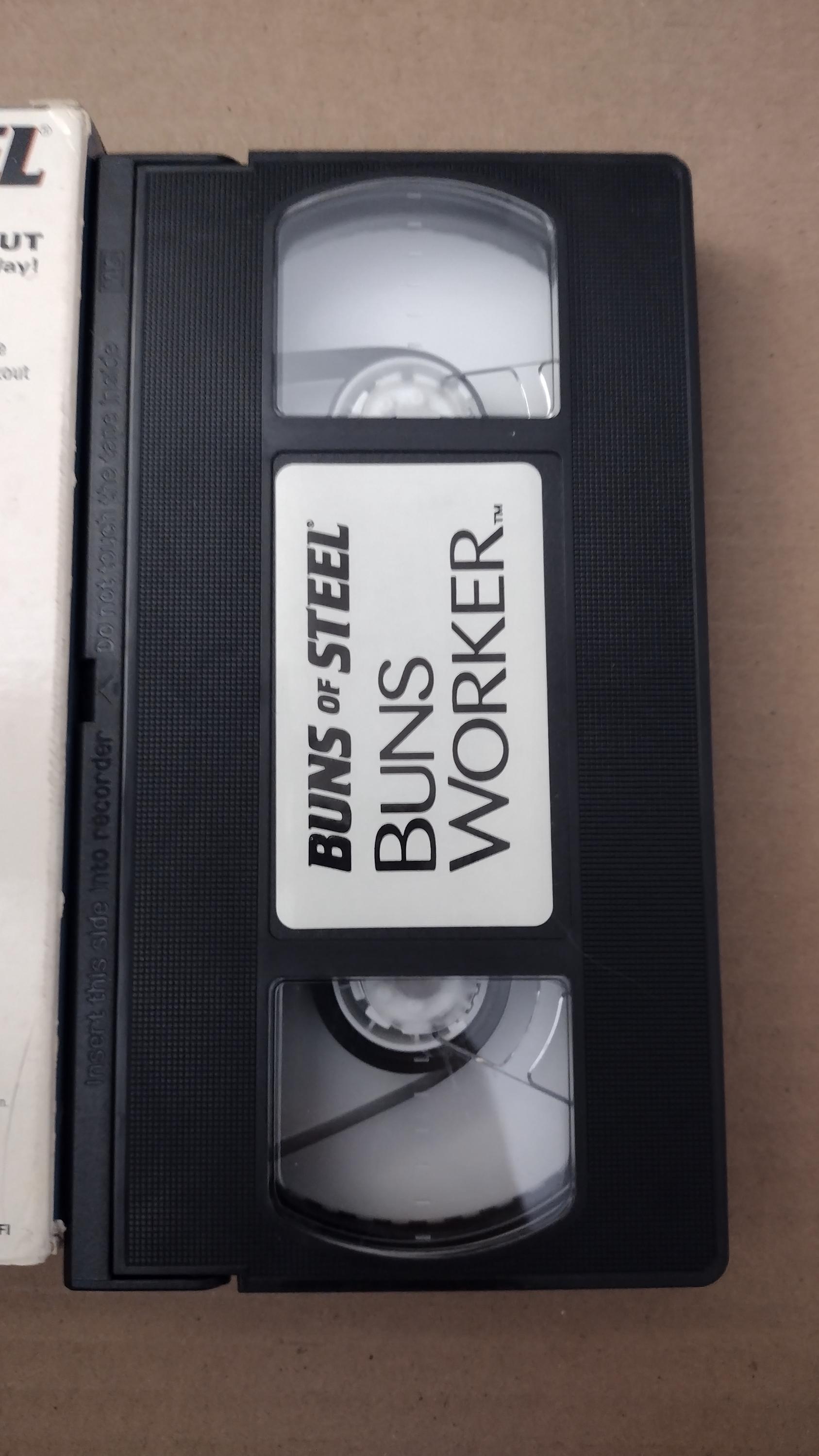 Buns of Steel: Buns Worker Vhs/ Featuring Leisa Hart/1995/ Vintage ...