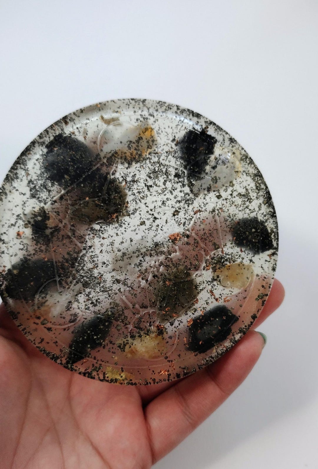 Metatron Orgone Generator//4 Inch Charging Plate//resin Casted ...