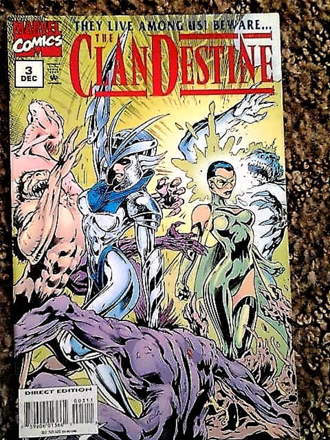 The Clan Destine Comic Issue 3//marvel Comics//1994//vf Condition - Etsy