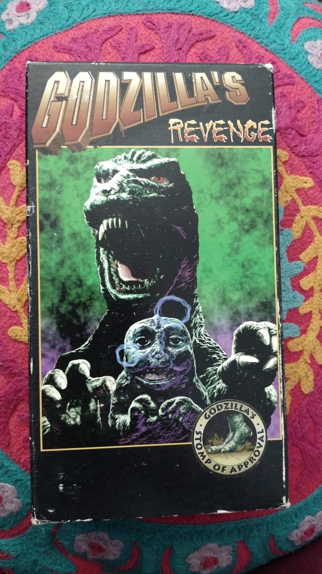 Godzillas Revenge VHS/ 1969 Film/ Color/ Godzilla/ Cult Films - Etsy