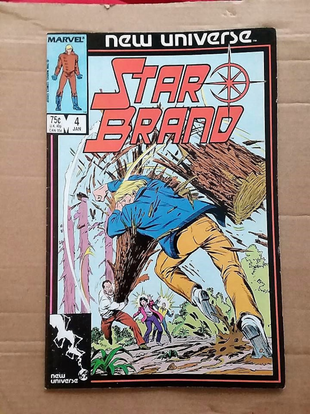 New Universe Star Brand Comic Issue 4//marvel Comics//1986//vintage ...