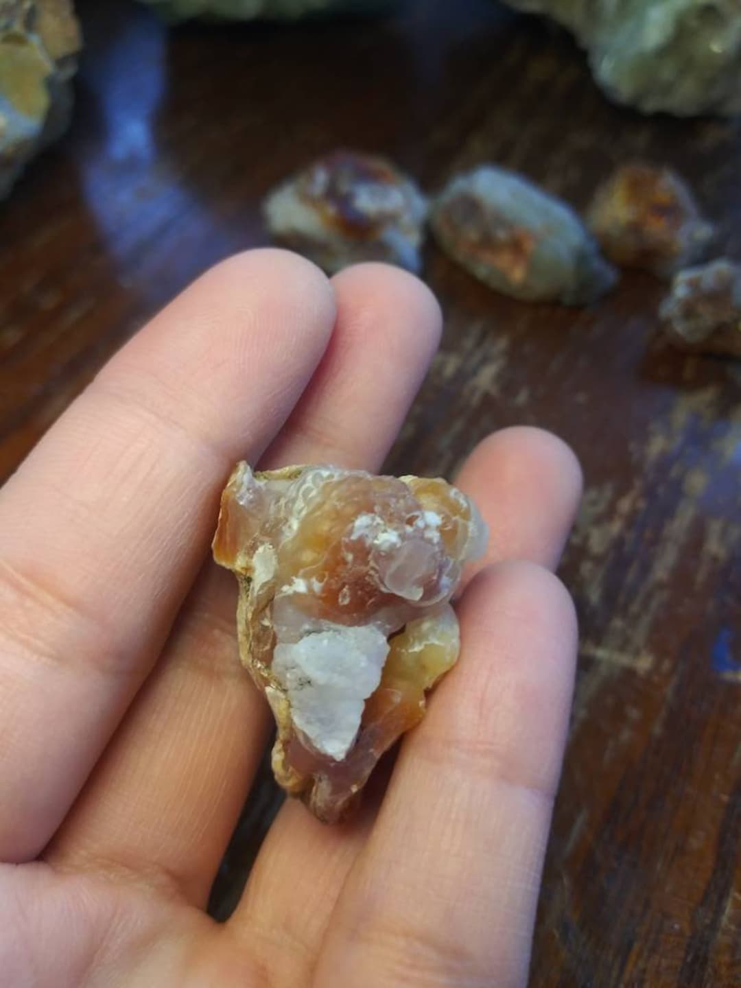 Interesting Botryoidal Fire Agate From Arizona/14.2 Grams/.5 Oz/1.25 ...