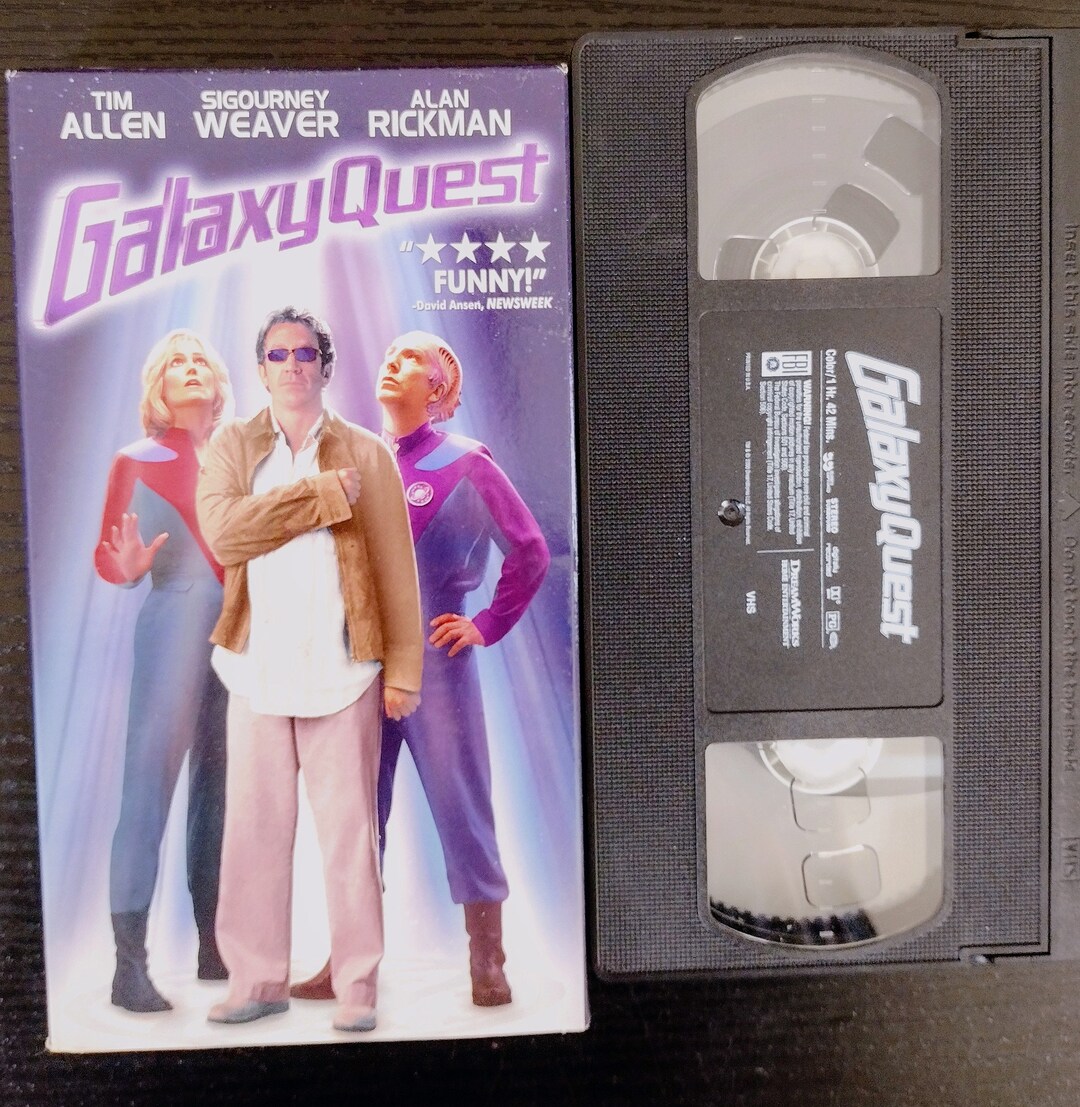 Galaxy Quest VHS/1999/ Cult Classic/ Tim Allen/sigourney Weaver/alan ...