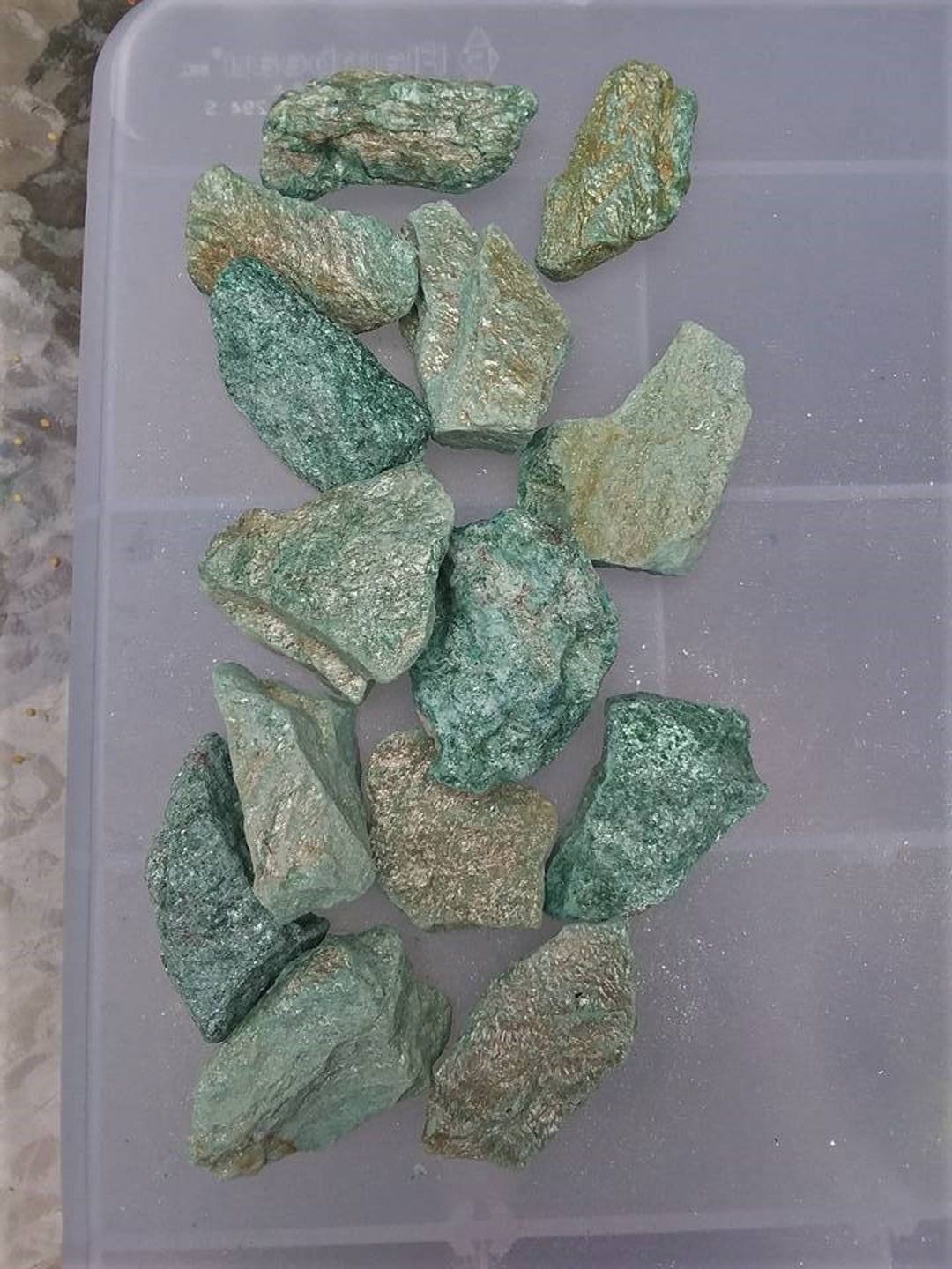 Raw Fuchsite// Price per Stone// 1 In- 1 1/2 In// Mica// Shiny Stones ...