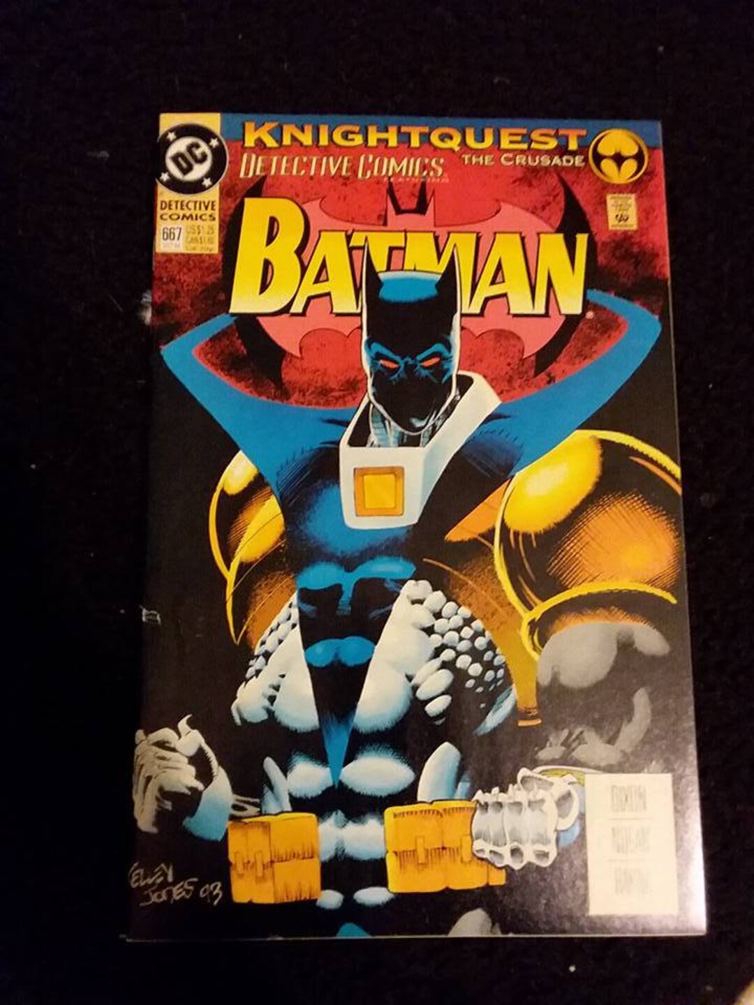 Batman 667//dc Comics//detective Comics//knightquest//1993//very Fine ...