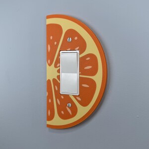 Orange Rocker Light Switch Cover Plate | Wall Plate | Fruit Home Decor ...
