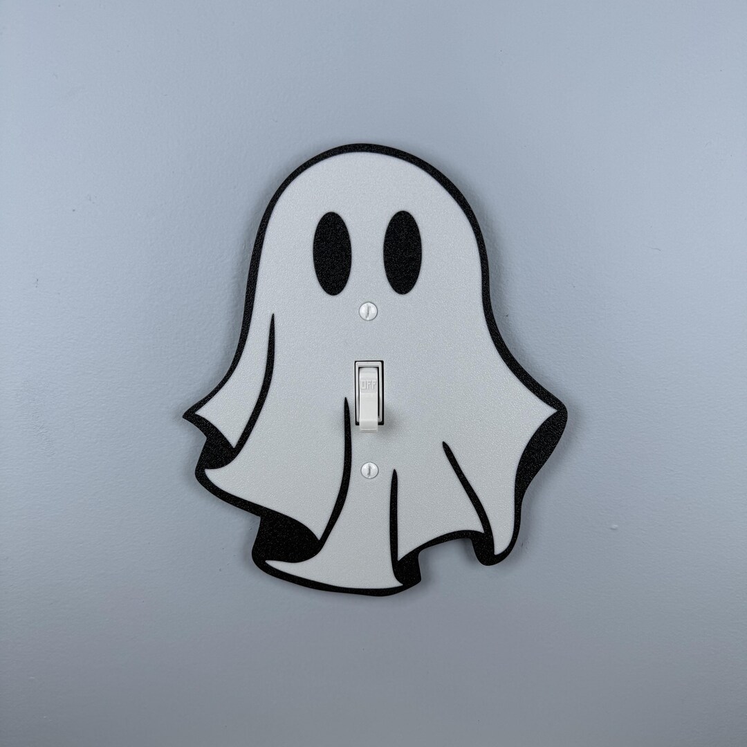 Ghost Light Switch Cover Plate | Wall Plate | Spooky Decor | Halloween ...