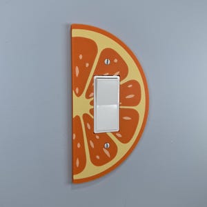Orange Rocker Light Switch Cover Plate | Wall Plate | Fruit Home Decor ...