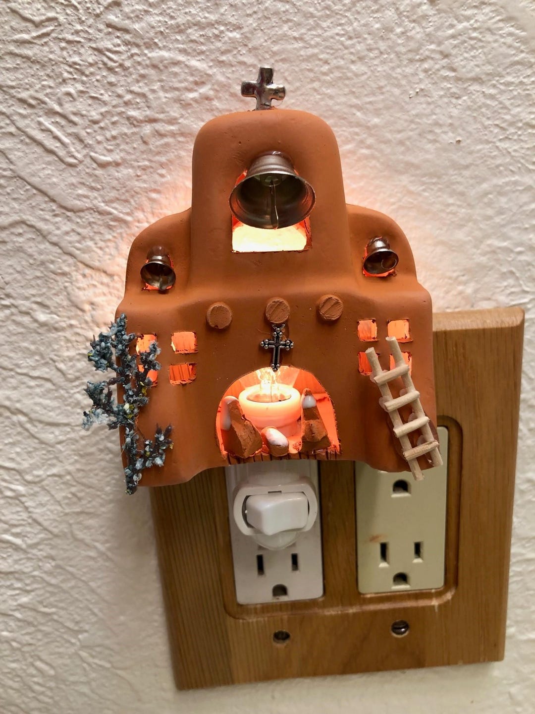 San Miguel Church Night Light-w-7w Light-unboxed - Etsy