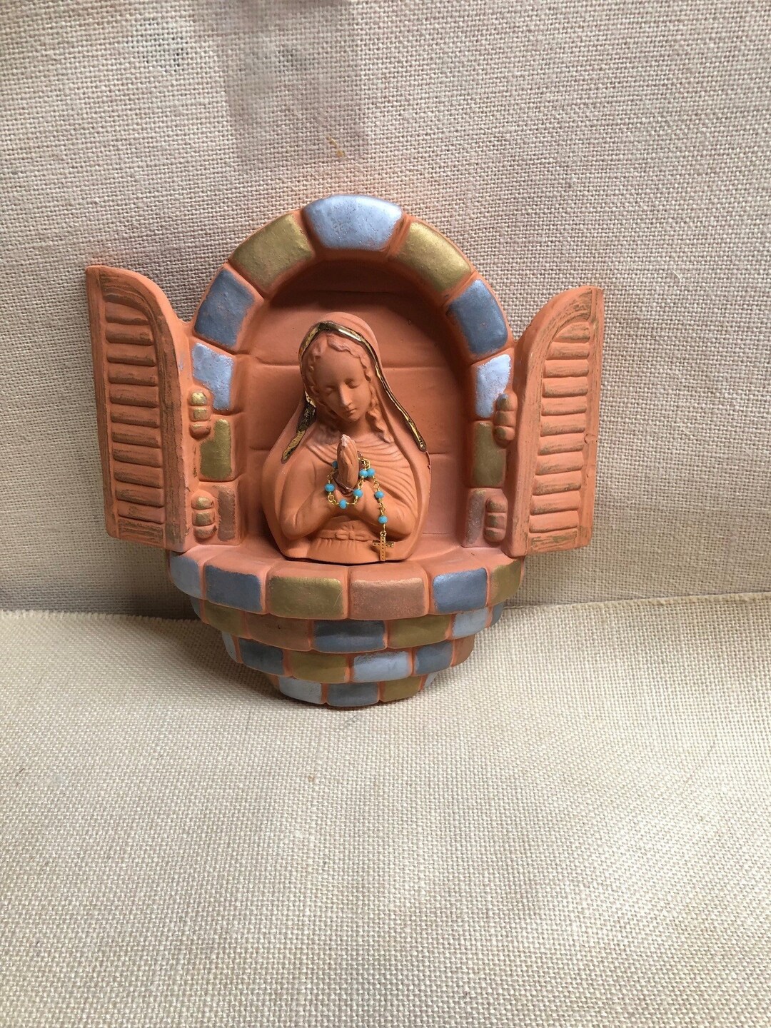 Mary in Window Niche Wall Hanger - Etsy