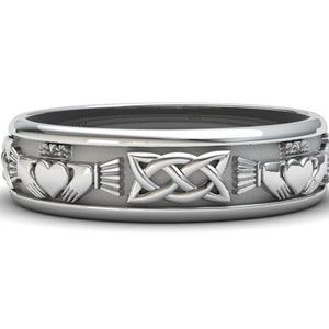 925 SILVER CLADDAGH RING | Authentic Claddagh Celtic Design | Perfect ...