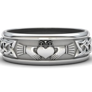 925 SILVER CLADDAGH RING | Authentic Claddagh Celtic Design | Perfect ...