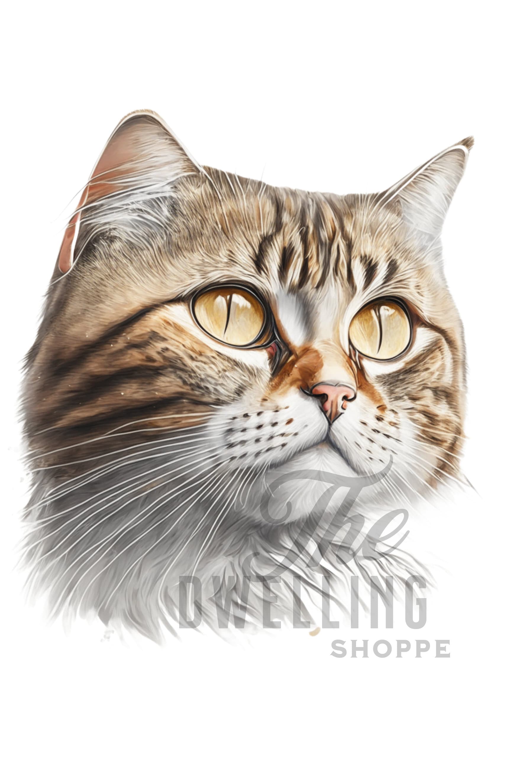 Cat Portrait Print // DIGITAL DOWNLOAD - Etsy