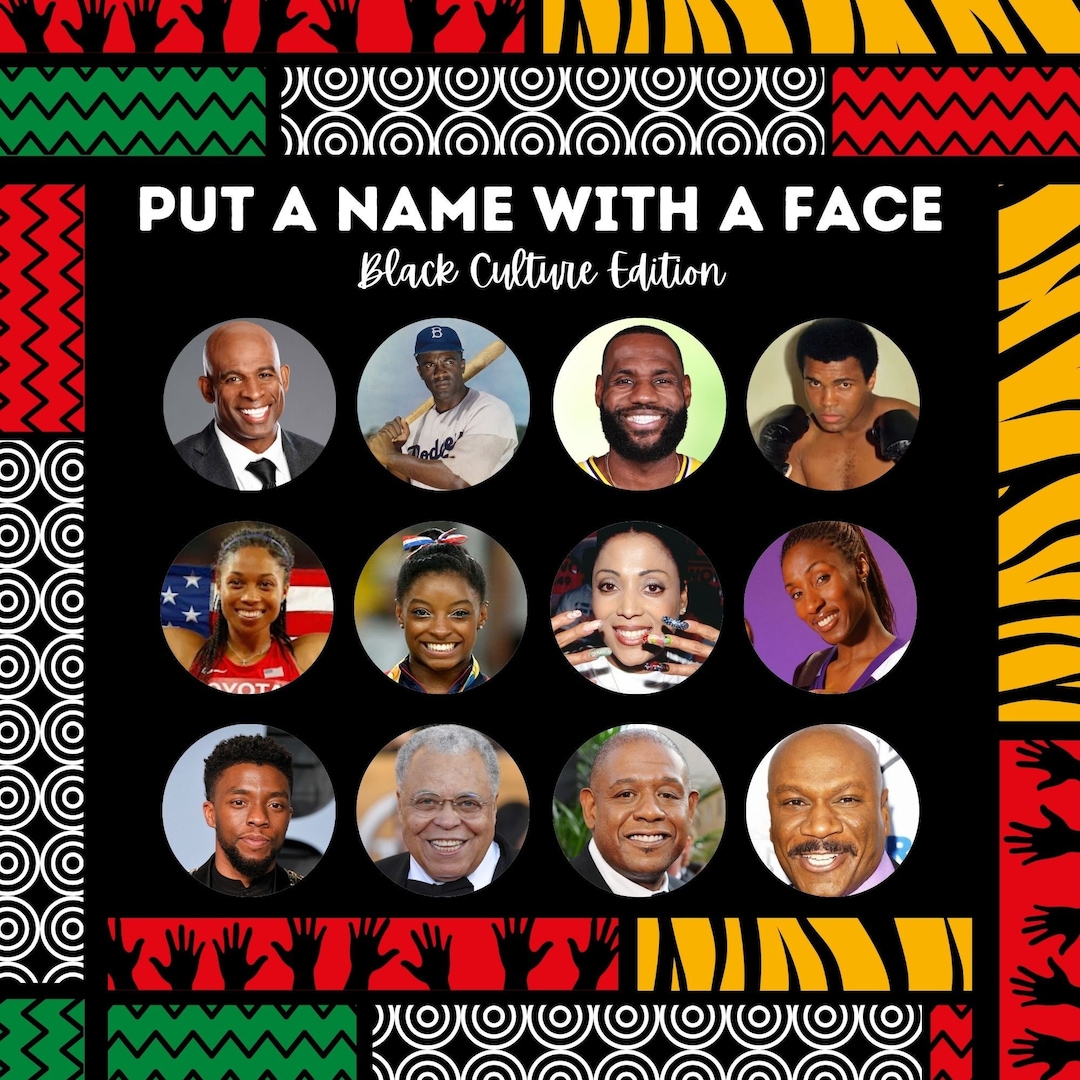 Black History Face Game | Name That Face Quiz, Digital Black Culture ...