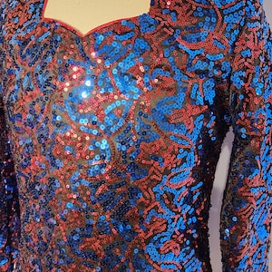 Red and Blue Sequin -- Patriotic Rodeo Queen Shirt -- Child 5/6 to Adult XL - Etsy