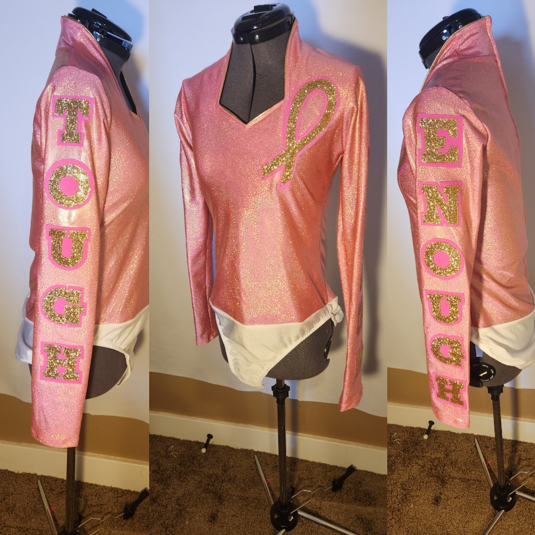 Pink and Gold TOUGH ENOUGH Rodeo Queen Shirt -- Sizes Child 5/6 - Adult ...