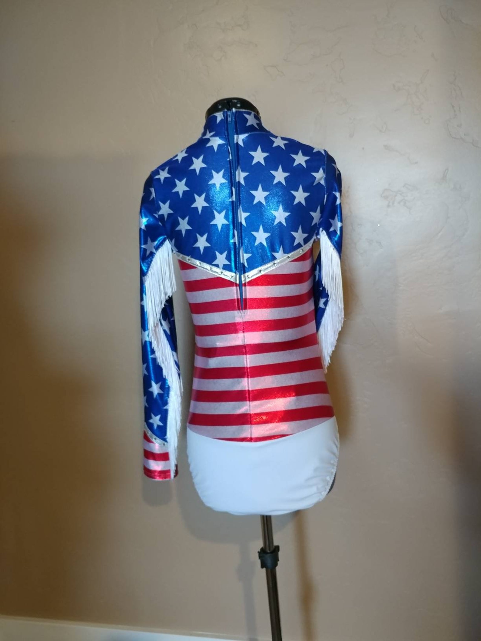 New Glory Patriotic Rodeo Queen Shirt With Fringe Sizes - Etsy