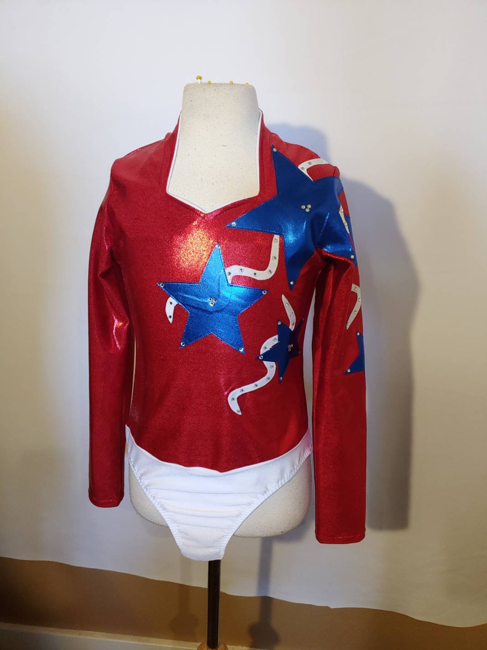 Red White and Blue Patriotic Rodeo Queen Shirt Sizes | Etsy