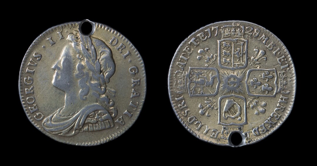 Great British Coins George II Silver Sixpence 1728, Rare Coins, Unique ...