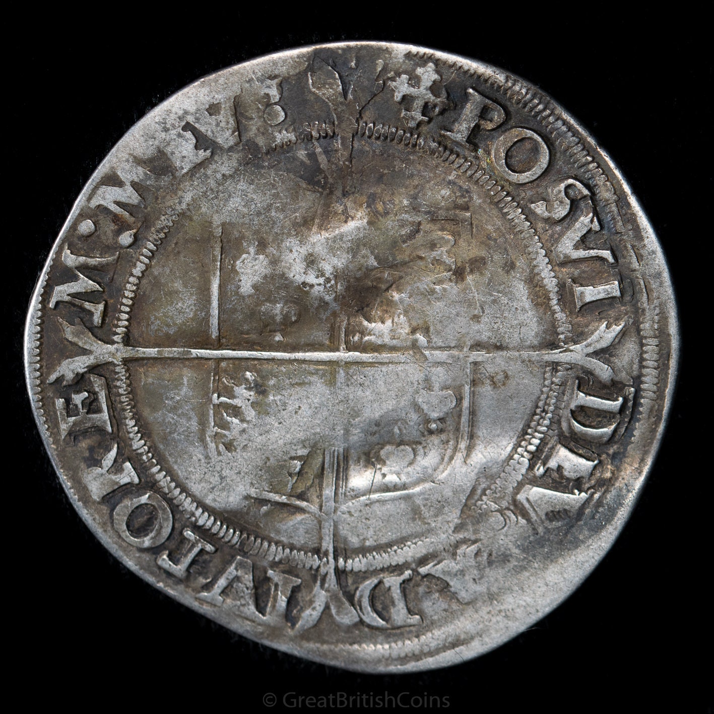 Rare Elizabeth I Tudor 1560 - 1561 Silver Shilling, Great British Coins ...