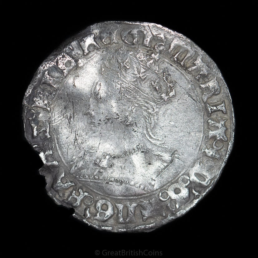 Queen Mary Tudor Hammered Coin, Silver Groat 1553 - 1554, Old English ...