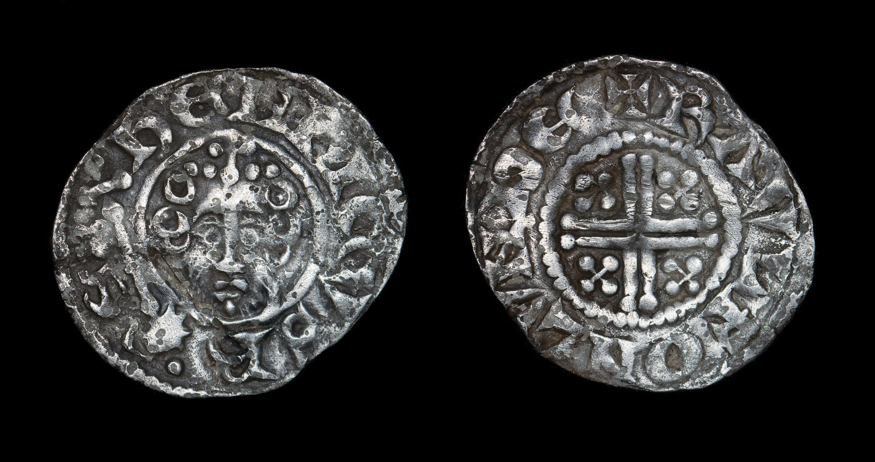 Medieval Hammered Silver Shortcross Penny Coin, Henry III 1216 - 1247 ...