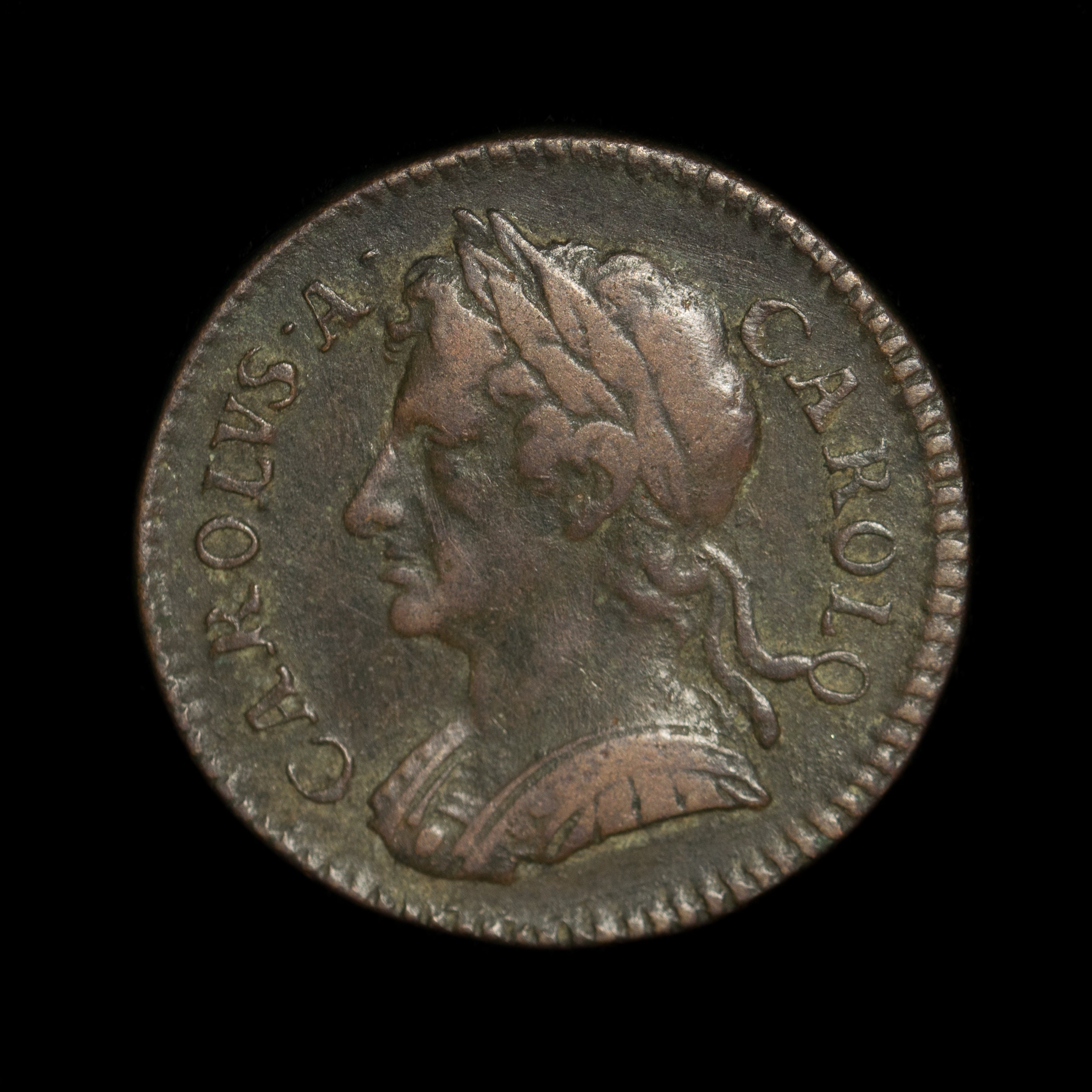 Antique British Coin, Charles II 1673 Copper Farthing, Rare Coins - Etsy