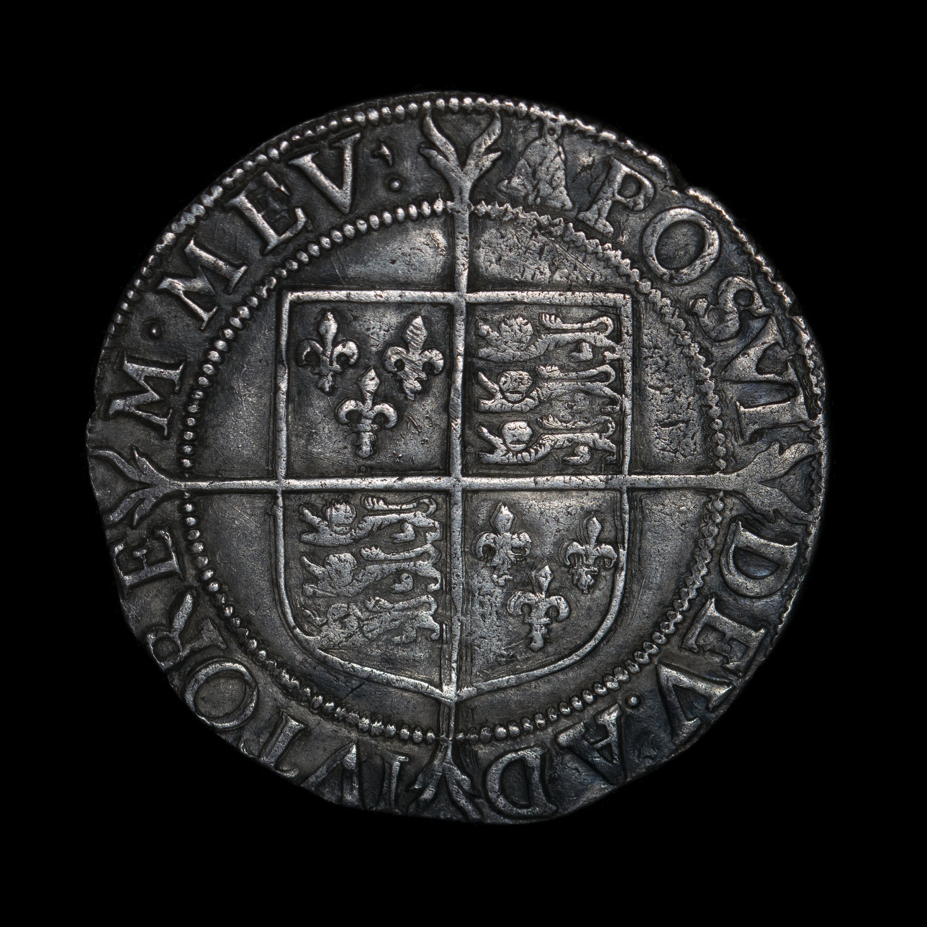 Genuine Tudor Hammered Coin 1582 1583 Elizabeth I Antique | Etsy