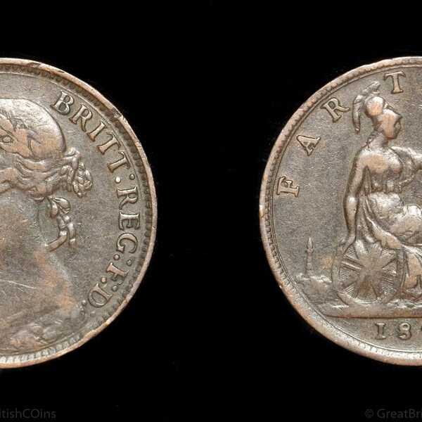1895 Victoria Queen Coin - Etsy