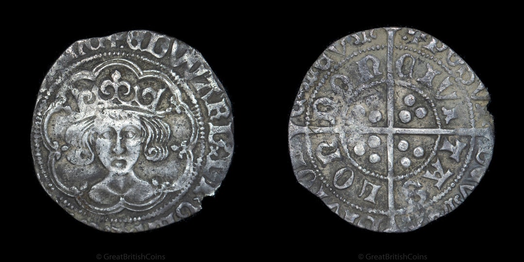 1477 - 1480 Genuine Edward IV English Silver Groat Coin, Great British ...