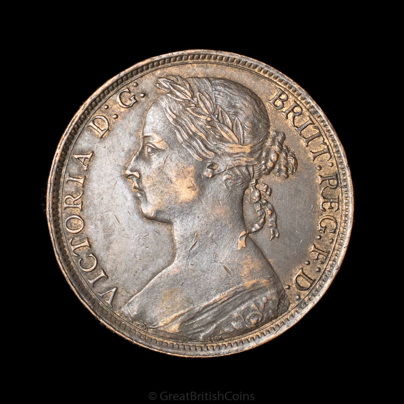 Genuine 1893 Queen Victoria Copper One Penny Coin Great - Etsy