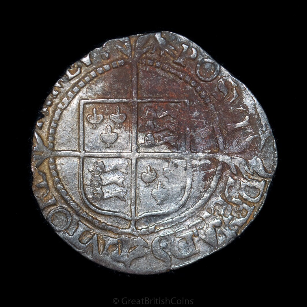 Tudor Elizabeth I Silver Twopence Coin 1560 1561 Antique British Coins ...