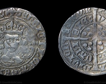 Henry VI Silver Groat Medieval Coin 1422 - 1430, British Coins, Wars of ...