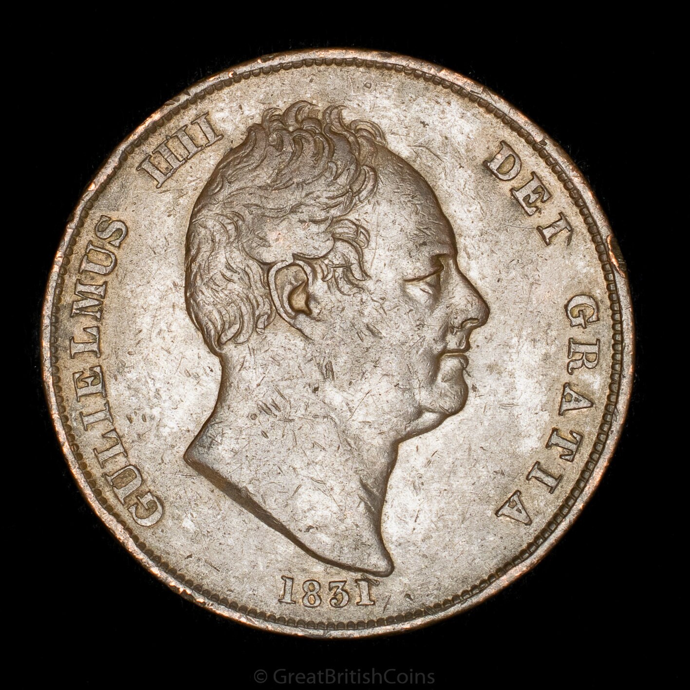 British King William IV Copper Penny 1831 Great British - Etsy