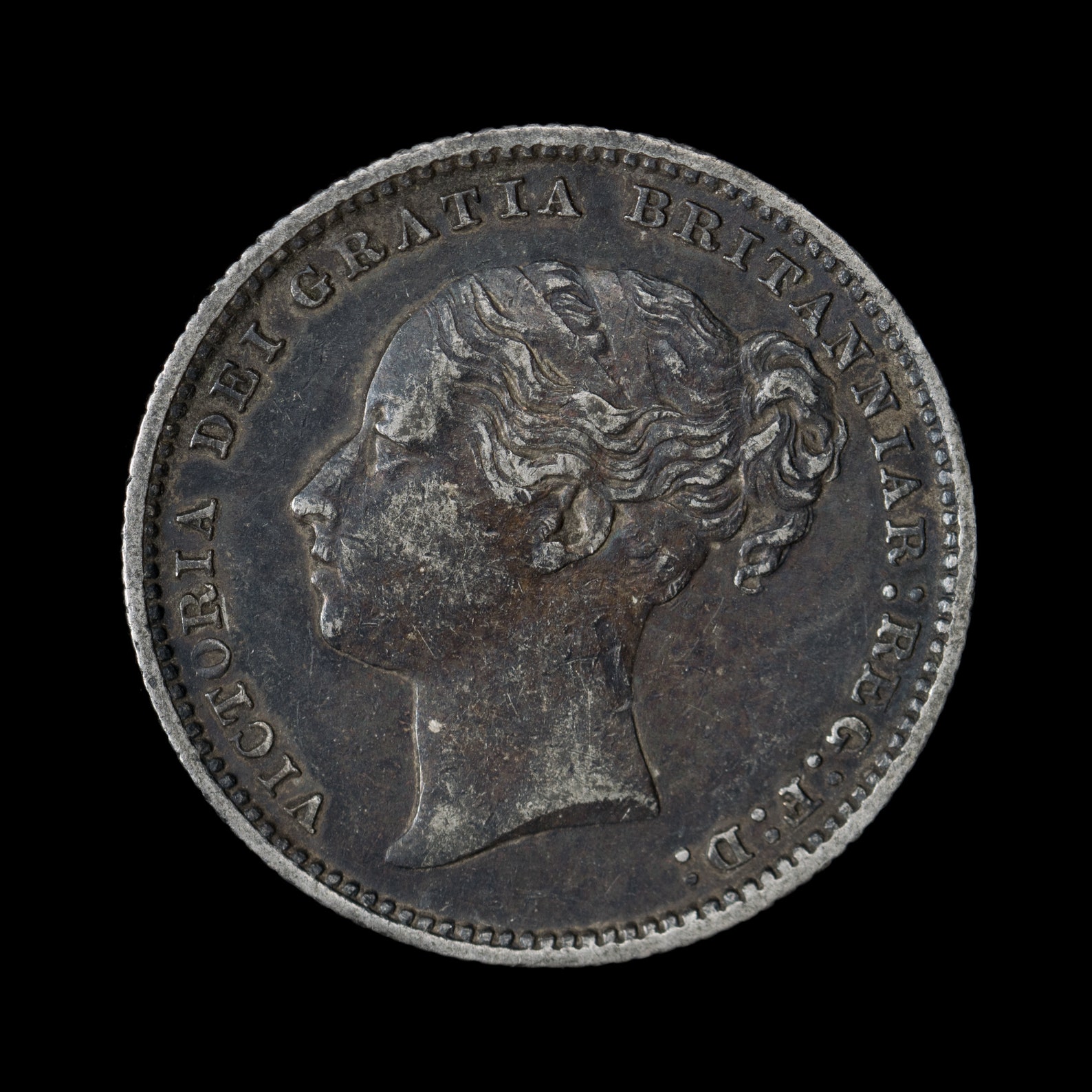 Queen Victoria Silver Shilling Coin 1886, British Coins, Something Old ...