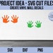 Handprints SVG, Child's Hand Svg, Hand SVG, Cut File, Cricut Cut File ...