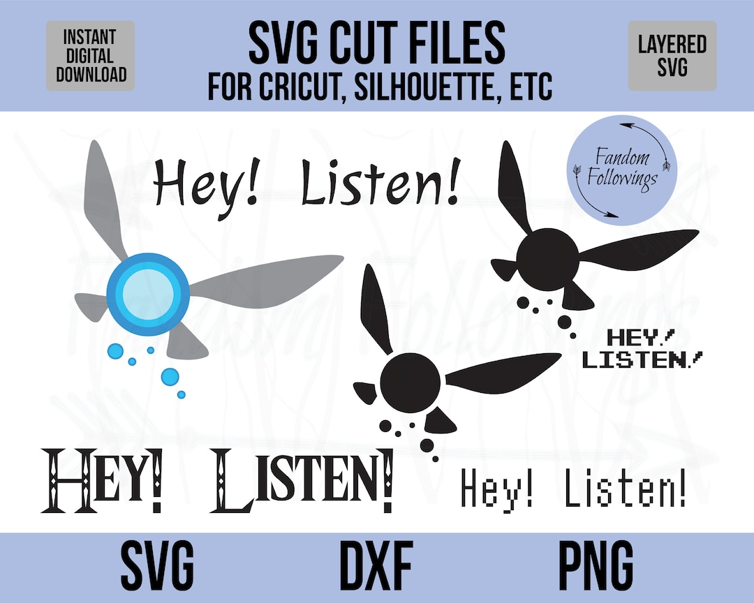 Loz SVG, Legend of Zelda Svg, Navi Svg, Fairy Svg, Layered Svg, Cricut ...