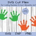 Handprints SVG, Child's Hand Svg, Hand SVG, Cut File, Cricut Cut File ...