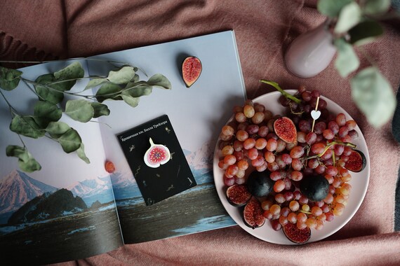 Fig Pin Wood Brooch Tropical Pin Fig Tree Pin Food Pin | Etsy