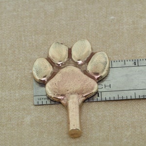 Large Paw Pattern, Sand Casting Pattern, Paw Jewelry Tool, Sand Casting ...