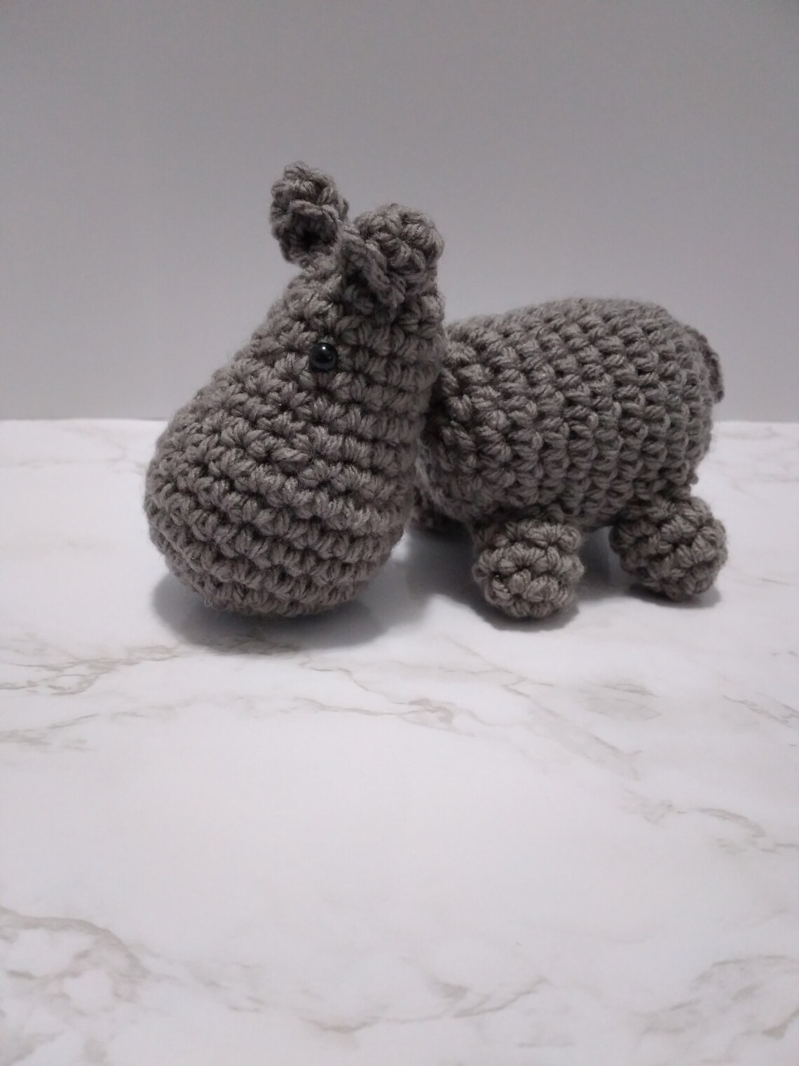 Tiny Hippo Mini Animals Stuffed Animal Jungle Animal Hand - Etsy