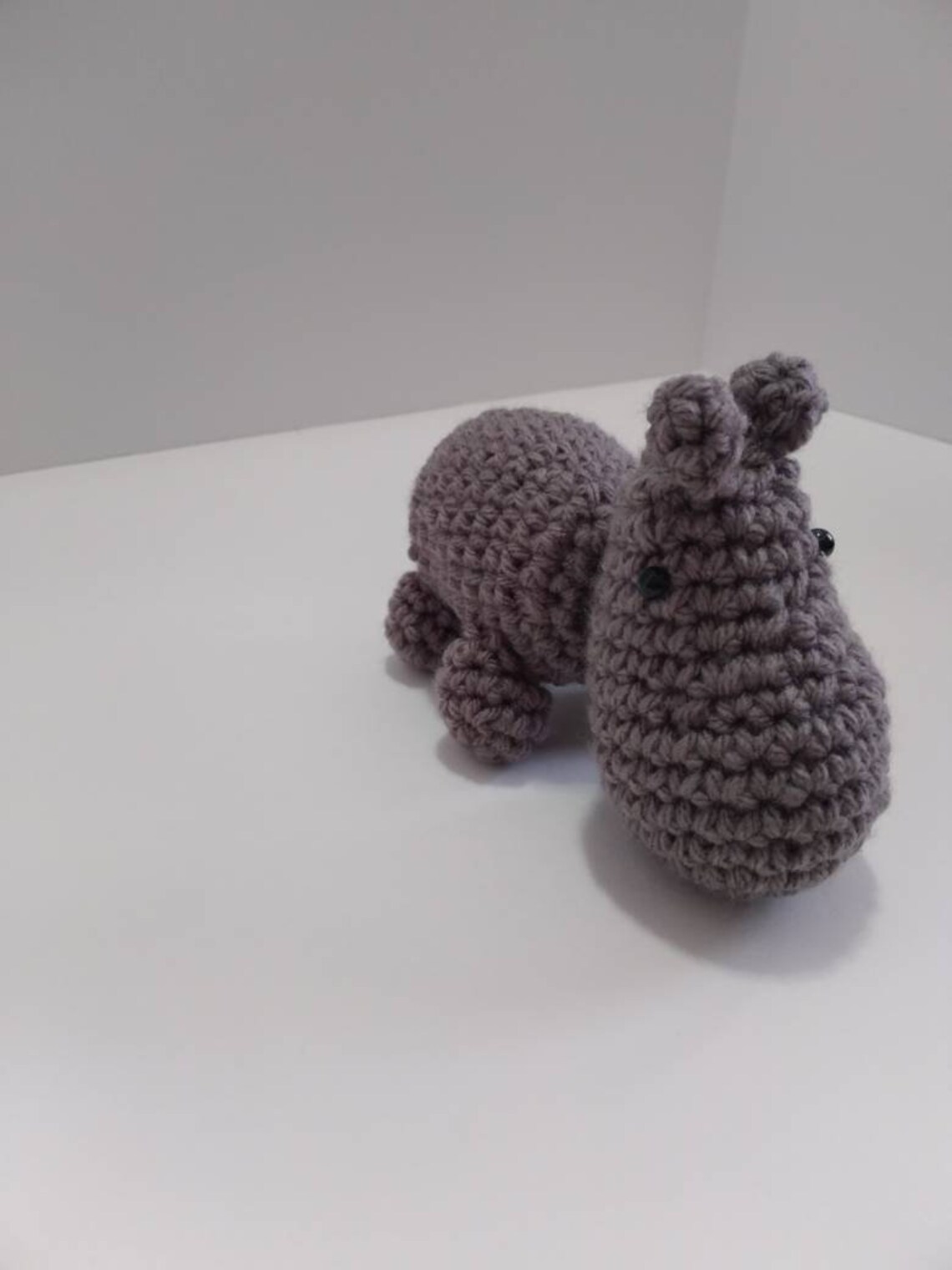 Tiny Hippo Mini Animals Stuffed Animal Jungle Animal Hand - Etsy
