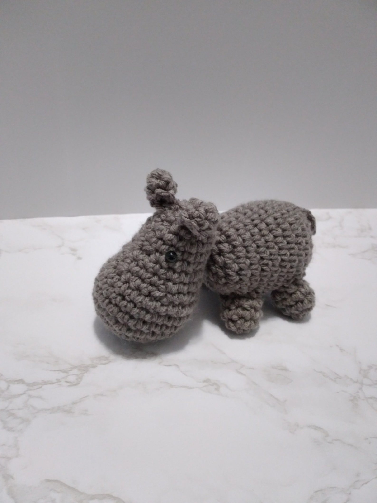 Tiny Hippo Mini Animals Stuffed Animal Jungle Animal Hand - Etsy