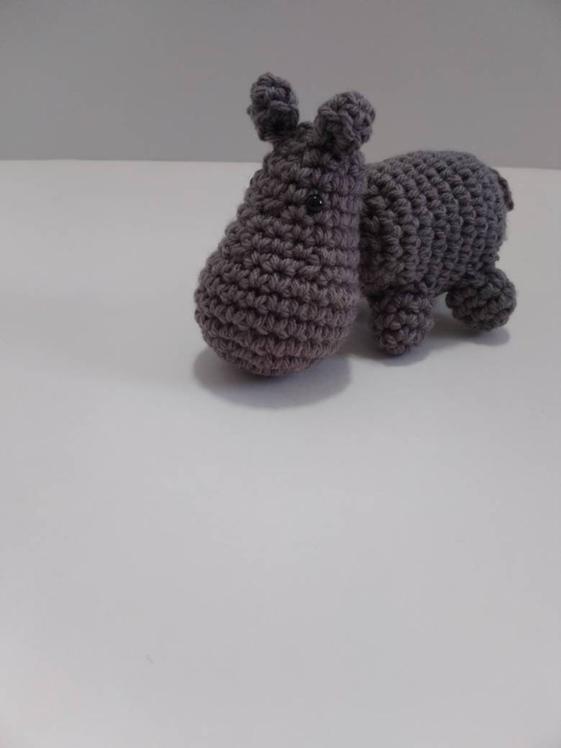 Tiny Hippo mini animals stuffed animal jungle animal hand | Etsy