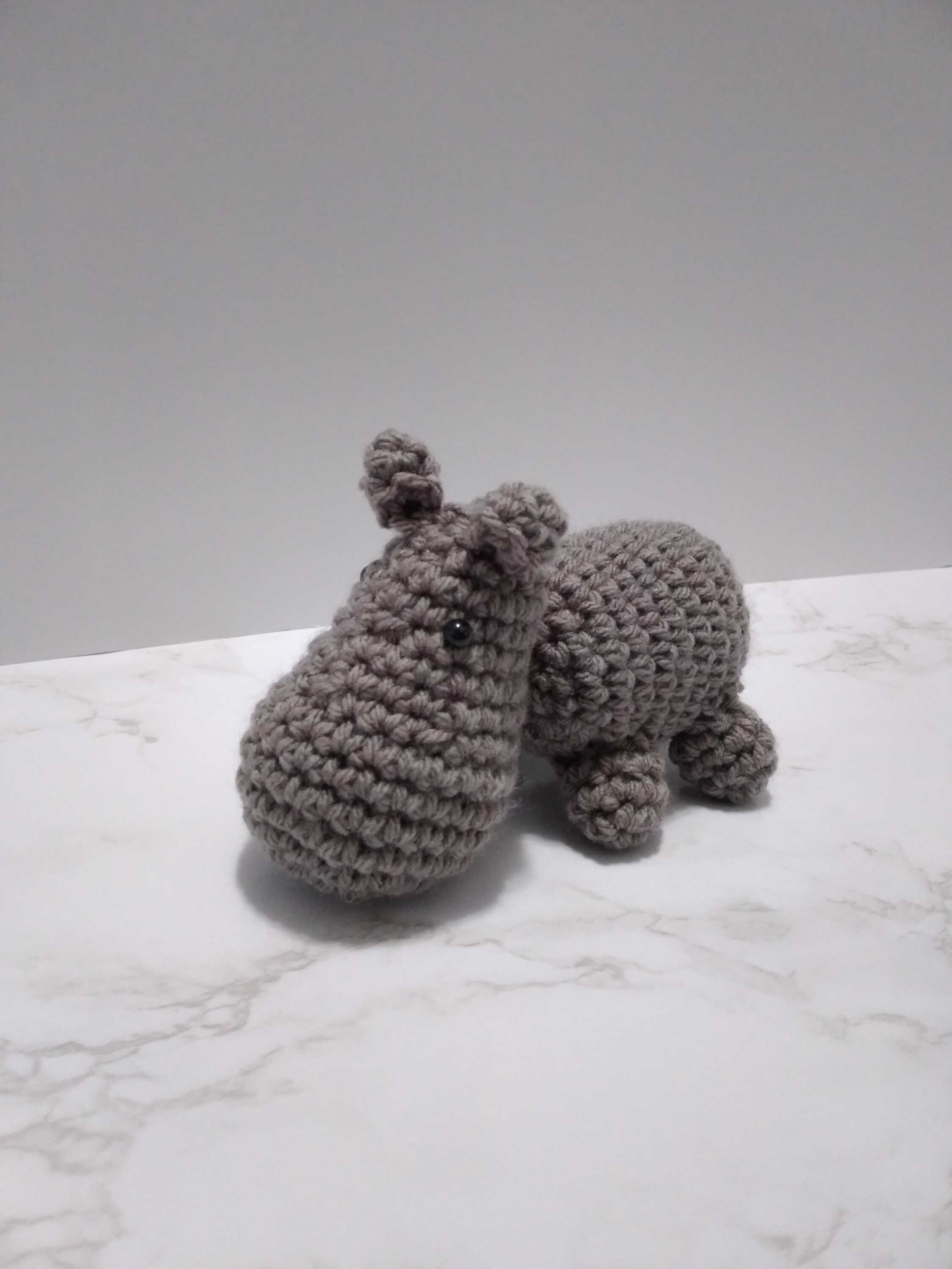 Tiny Hippo Mini Animals Stuffed Animal Jungle Animal Hand - Etsy