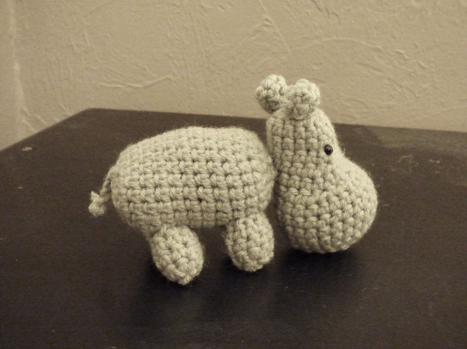 Tiny Hippo mini animals stuffed animal jungle animal hand | Etsy