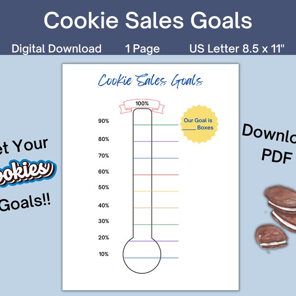 Cookie Sales Tracker - Etsy